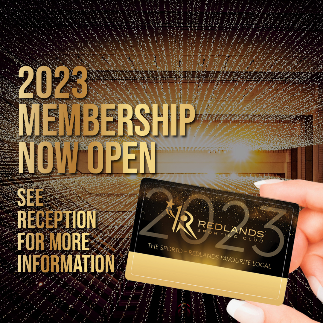 Renew Your Membership - Redlands Sporting Club